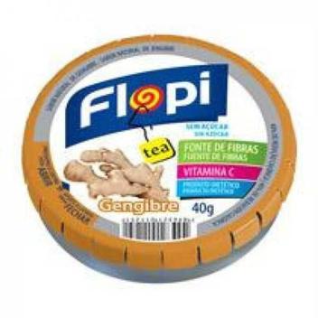 Bala Tea Flopi Gengibre Lata 40g - INKAVA - Balas - Magazine Luiza