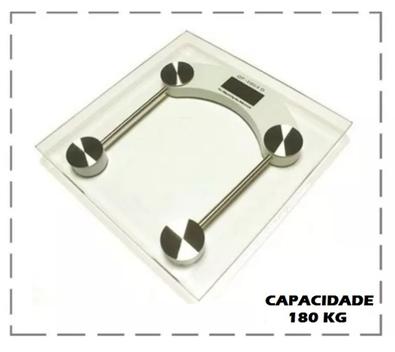 Balança Digital Portátil Bateria Para Banheiro Clink Peso Max 180 Kg ...