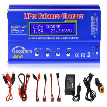 Balance Charger Hobby Fans B6 Mini para 1S-6S LiPo Lilon Life NiCd NiMH ...