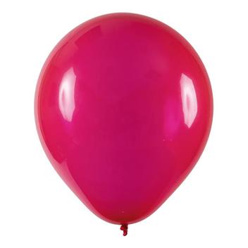 Balão de Festa Redondo Profissional Látex Liso - Vermelho Rubi - Art ...