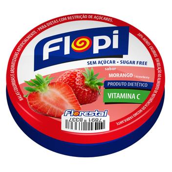 Balas Flopi Diet Sabor Morango com Vitamina C 40g - Balas - Magazine Luiza