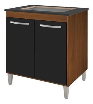 Balcao Para Cooktop 4 Bocas Jade Savana Preto Moblis - Móblis - Outros ...