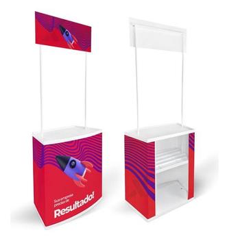 Balcão Promocional Vendas Desmontável Stand Pdv Portátil - Fixcom ...