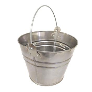 Balde Aço Inox Com Alça 5 Litros Multiuso SF21 - S.F.zincados - Bar e ...
