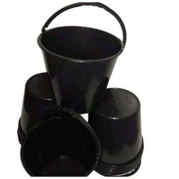 Balde de plástico com alça básico organização de casa capacidade de 7L ...