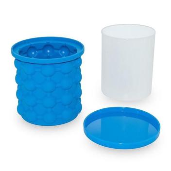 Balde Forma De Gelo Em Silicone Mini Ice Magic Cube Cubes - Imports ...