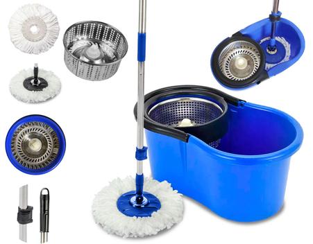 Balde Perfect Mop 360 Giratório Limpeza Geral Esfregão - Mop - Magazine ...