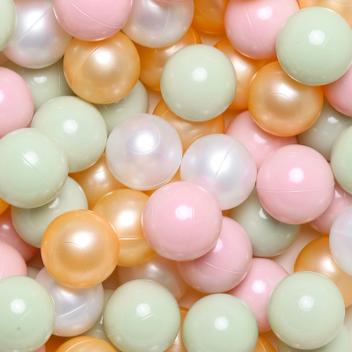Ball Pits Balls GOGOSO Toddlers 100 rosa pérola+dourado+verde+branco ...