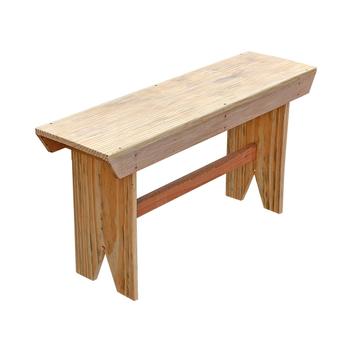 Banco banqueta em madeira sem encosto eucalipto e pinus - TOC LAR ...