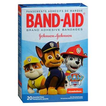 Band-Aid Bandages Nickelodeon Paw Patrol Tamanhos Variados 20 Cada por ...