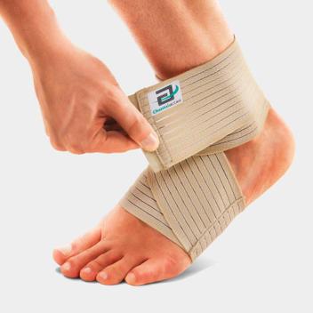 Bandagem Elástica Ajustável para Tornozelo - Chantal Active - Bandagem ...