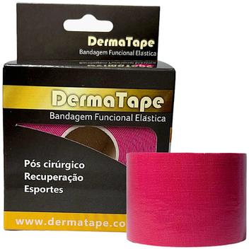 Bandagem Elástica Kinesio DermaTape 5mx5cm Rosa - Bandagem - Magazine Luiza