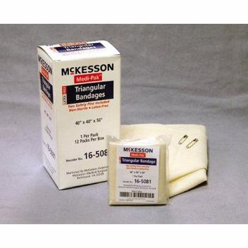 Bandagem Triangular McKesson (12 Unidades - Pacote com 6) - 40 x 40 x ...