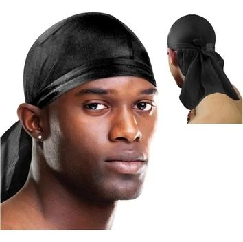 Bandana Dureg Durag Waves Dread Hip Hop Rap Trap PRETO: Estilo ...