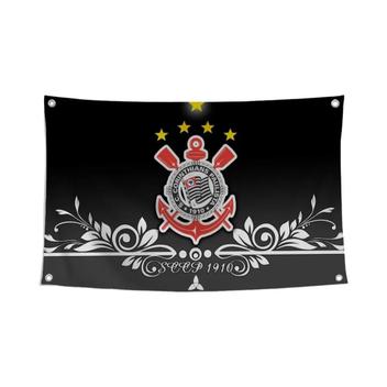 Bandeira De Poliéster Corinthians Paulista Decoração Externa Banner De ...