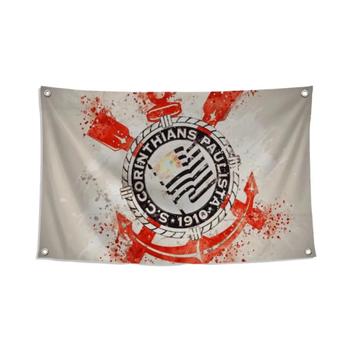 Bandeira De Poliéster Corinthians Paulista Decoração Externa Banner De ...
