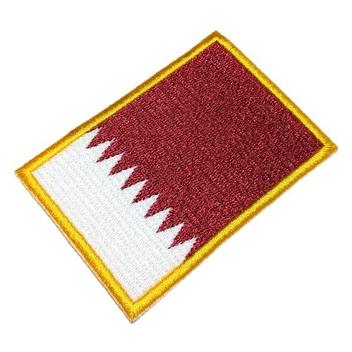 Bandeira Qatar Patch Bordado Para Uniforme Camisa Mochila - Br44 ...