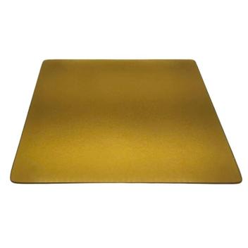 Bandeja 20x20 Quadrada Metalica Ouro - Angelato - Bandejas - Magazine Luiza
