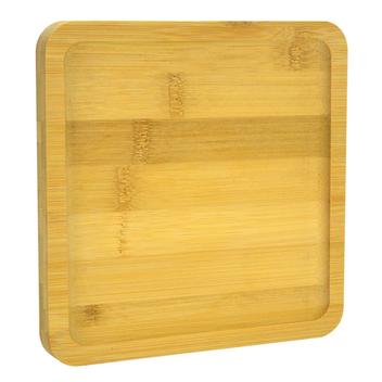 Bandeja De Bambu Square 17cm Lyor - Bandejas - Magazine Luiza