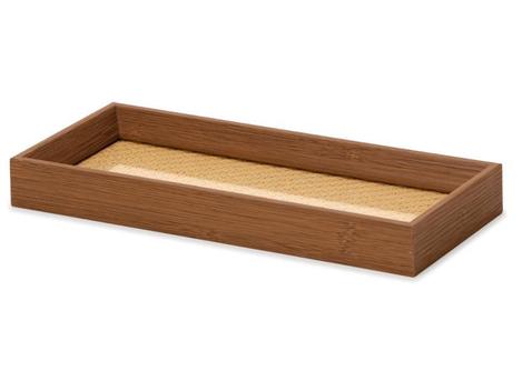 Bandeja Decorativa Decoração Sala Fibra Natural Mdf E Rattan - Casa ...
