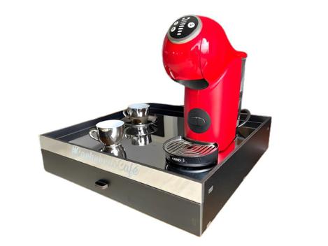 Bandeja Organizadora de Cápsulas 45x45 Vidro Espelhado - Zeus MDF - Bandejas - Magazine Luiza