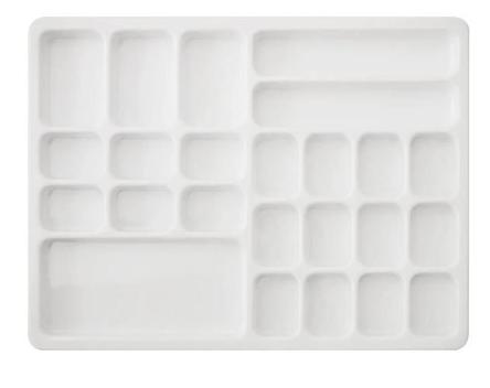 Bandeja Organizadora Odontológica ogd 03 - Moldplast - Bandejas - Magazine Luiza