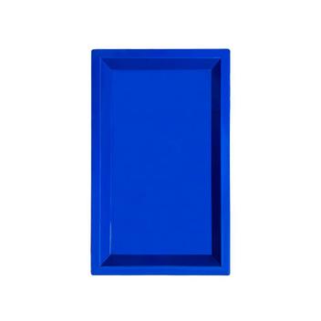 Bandeja retangular Plástico Azul Escuro - 31x19x2cm - 1 unidade - Rizzo ...