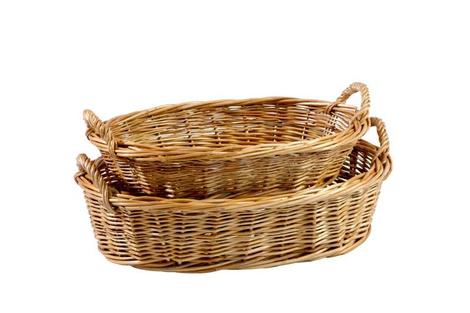 Bandejão Oval - Natural - MF INTERNATIONAL - Bandejas - Magazine Luiza