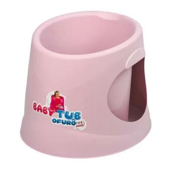 Banheira babytub ofurô candy - cor rosa - 1 á 6 anos - Ofurô para Bebê ...