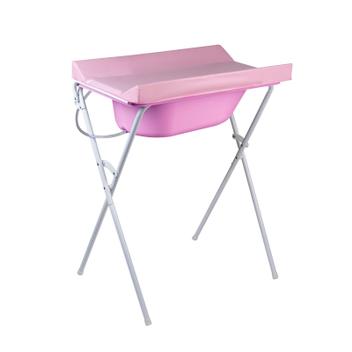 Banheira Com Suporte Dobrável e Trocador, 25l, até 30kg - Baby Hércules ...