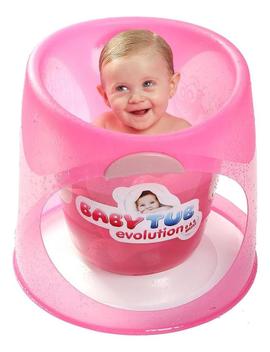 Banheira Ofurô Baby Tub Evolution Rosa 0 A 8 Meses - BabyTub - Ofurô ...