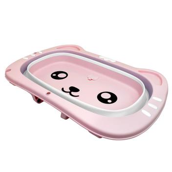 Banheira Portátil Dobrável Gatinho Rosa Compacta Confortável - Clingo TPC - Brasgroup Baby ...
