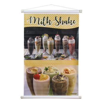 Banner Milk Shake Sabores, Chocolate, Morango, Baunilha - G Artes ...