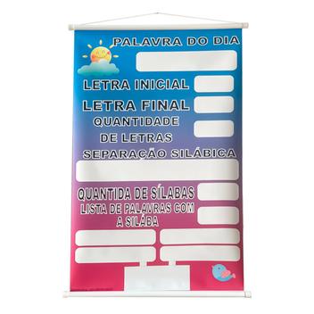Banner Pedagógico Infantil Escolar Palavra Do Dia - Brink Sul - Banner ...