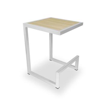 Banqueta Banco Baixo Rochester Cozinha Área Gourmet Branco e Jade ...