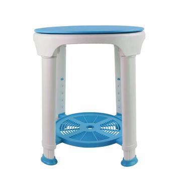 Banqueta Banho 130Kg Pvc Altura Ajustavel Assento Giratorio - Mmtb ...