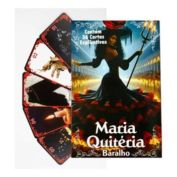 Baralho Maria Quitéria Pombagira Taro 36 Cartas Explicativas - Casa da ...