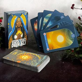 Baralho Tarot Oráculo Cigano Pomba Gira Com 36 Cartas Manual - M3 ...