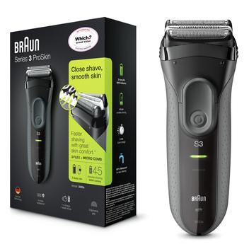 Barbeador elétrico Braun Series 3 ProSkin 3000s para homens - Barbeador ...