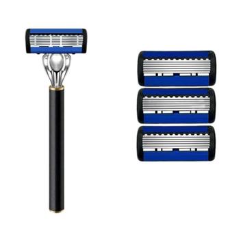 Barbeador Manual Clássico De Segurança De 6 Bordas Masculino E Feminino ...