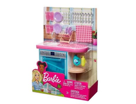 Barbie Lava Louça Moveis Básicos - MATTEL - Casinha de Boneca ...