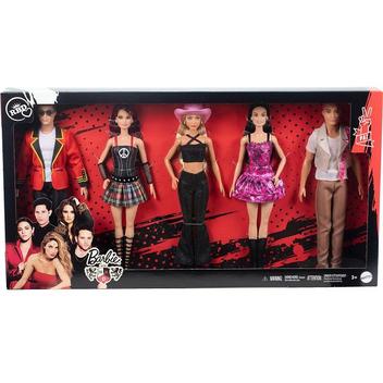 Barbie RBD Rebelde Conjunto com 5 Bonecas Mattel HXJ69 - Bonecas ...