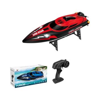 Barco RC de Alta Velocidade HJ808 - 25 km/h - 2.4 GHz - Controle Remoto ...