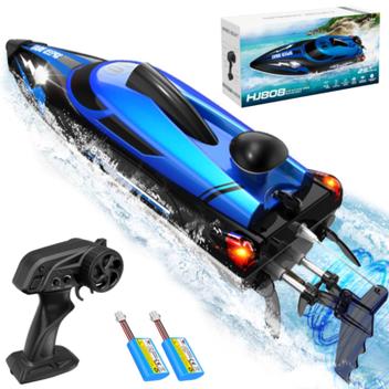 Barco RC OSWIN HJ808 - 22+ MPH - 2 Baterias Recarregáveis - Carrinho de ...