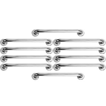 Barra Alça Apoio 50cm Kit 10 Uni Suporte Anti Queda Idoso Gestante ...