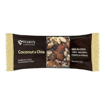 Barra de Cereal Coconut e Chia Harts Natural 25g - Hart's Natural ...