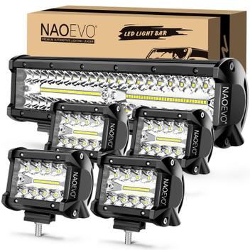 Barra de Luz LED NAOEVO para Carro - 30cm e 10cm - Lâmpada Automotiva ...