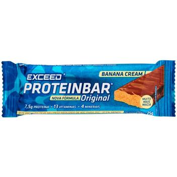 Barra de Proteína Exceed Proteinbar Original Sabor Banana Cream com 7 ...