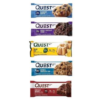 Barra De Proteína Quest Bar Cx 12 Unid Sortidas Sua Escolha - Quest ...