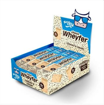 Barra De Wafer Choco Wheyfer Sabor Cookies N Cream Caixa 12 Unidades ...